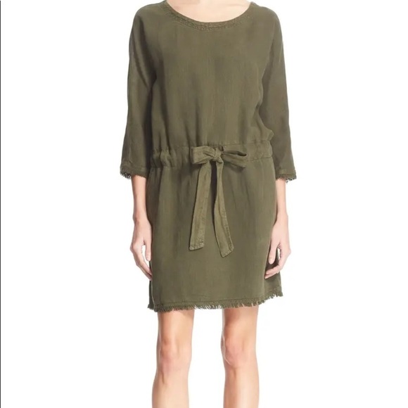 Current/Elliott | Dresses | Currentelliott The Cinched Linen Blend ...